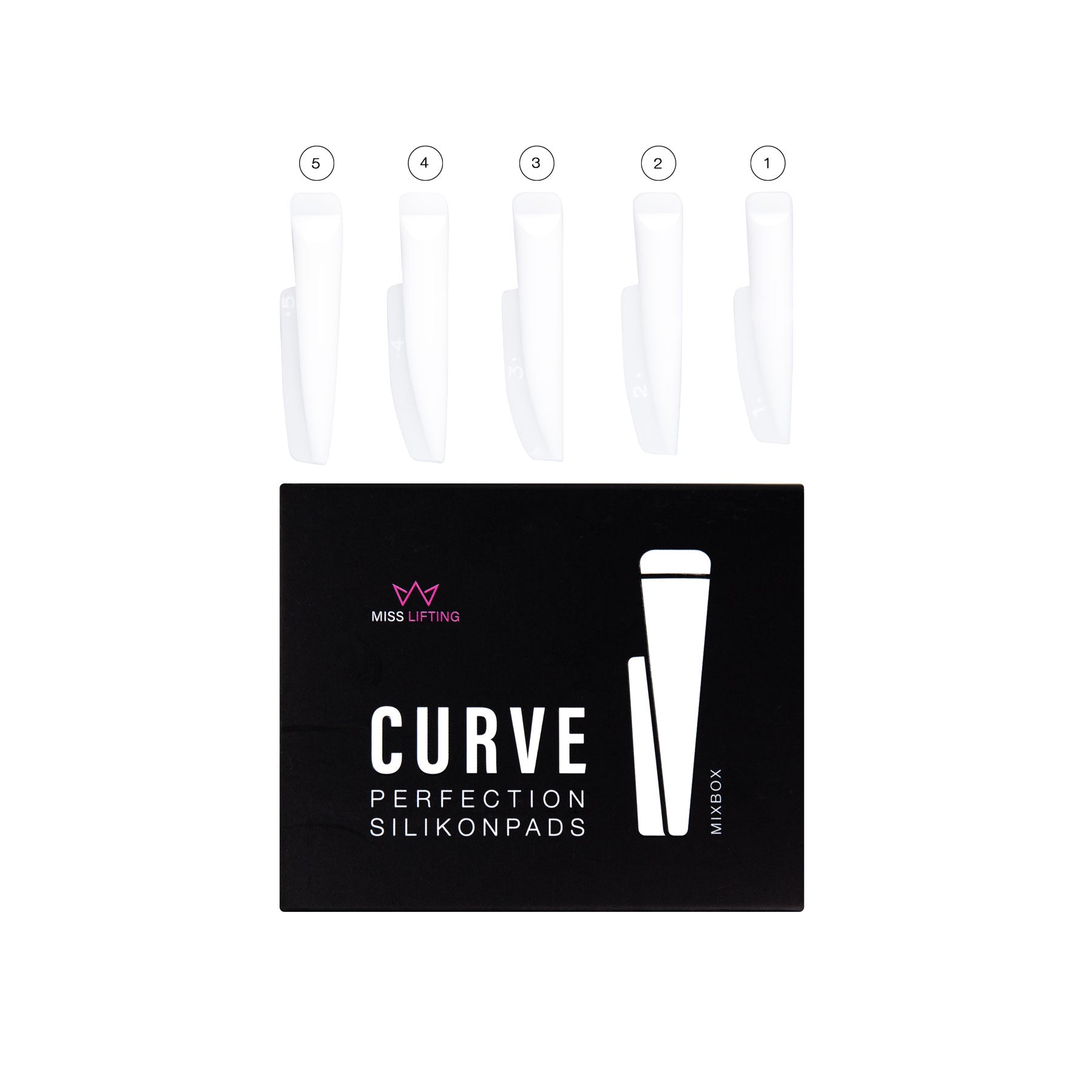Curve Perfection | Cat Eye Look | C/D Curl | 5 Pairs | Various Sizes