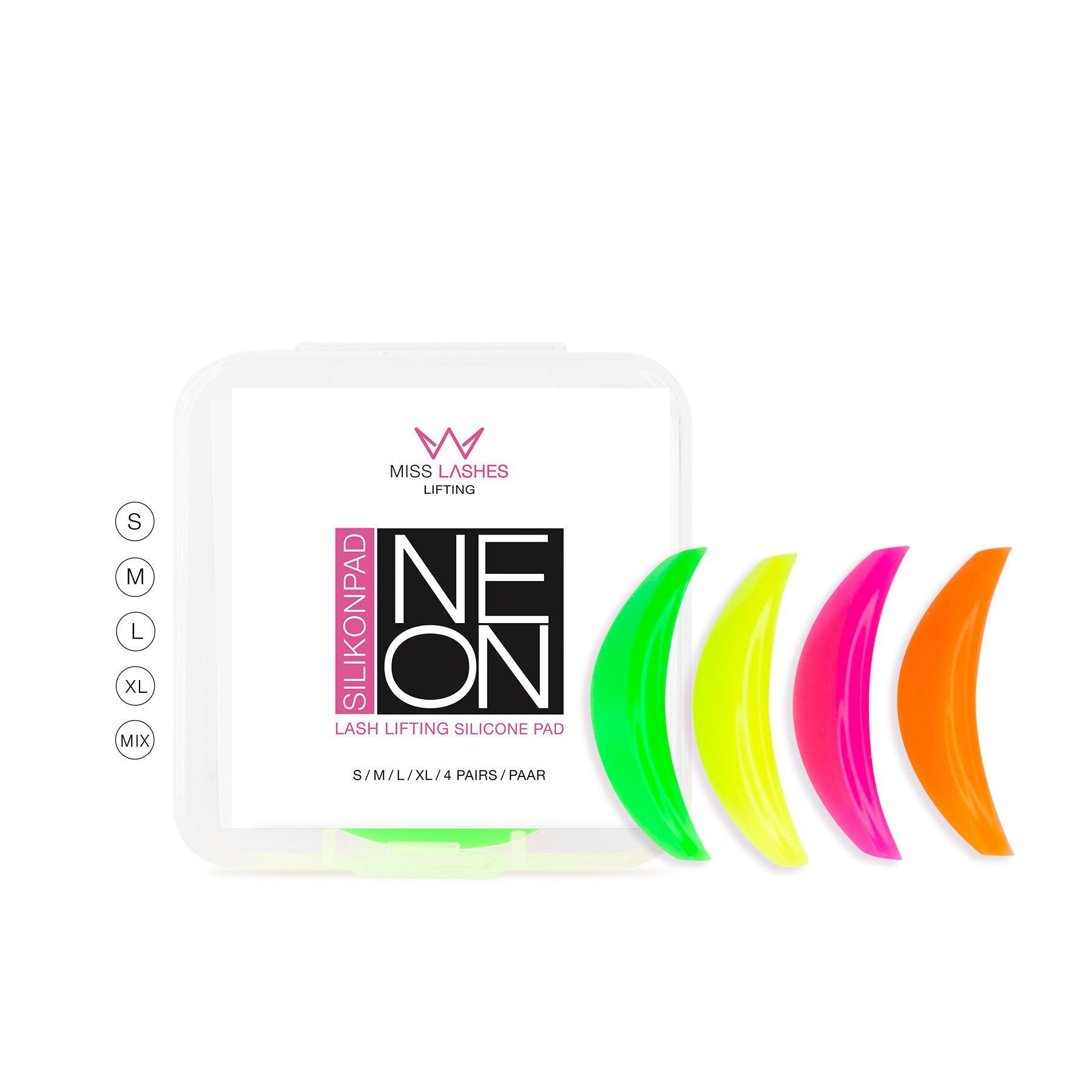 Silicone pads neon